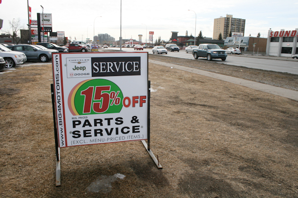 Portable Advertising Signs Calgary | Outdoor Signs | Focal Signs